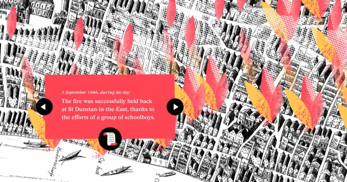 Museum Of London's Great Fire 1666: An Interactive Story