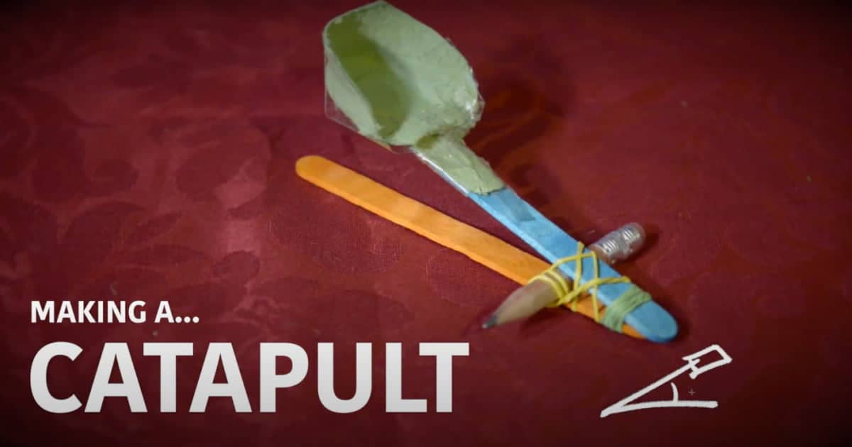 Historic Environment Scotland's Make A Mini Catapult Video