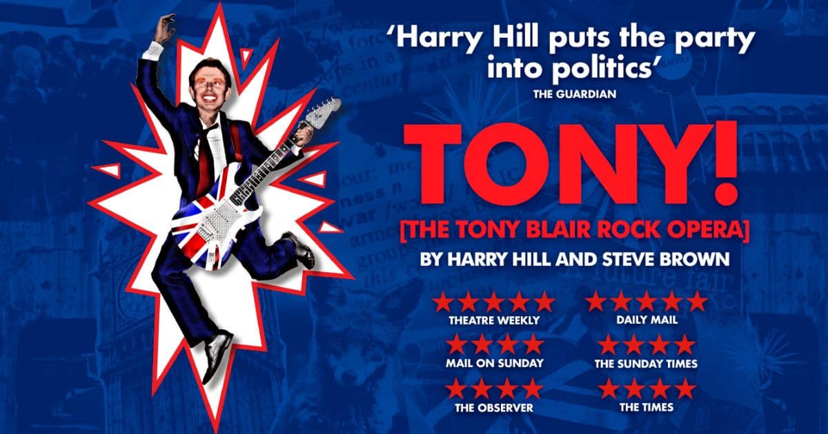 TONY! The Tony Blair Rock Opera At Liverpool Playhouse Theatre School Trip