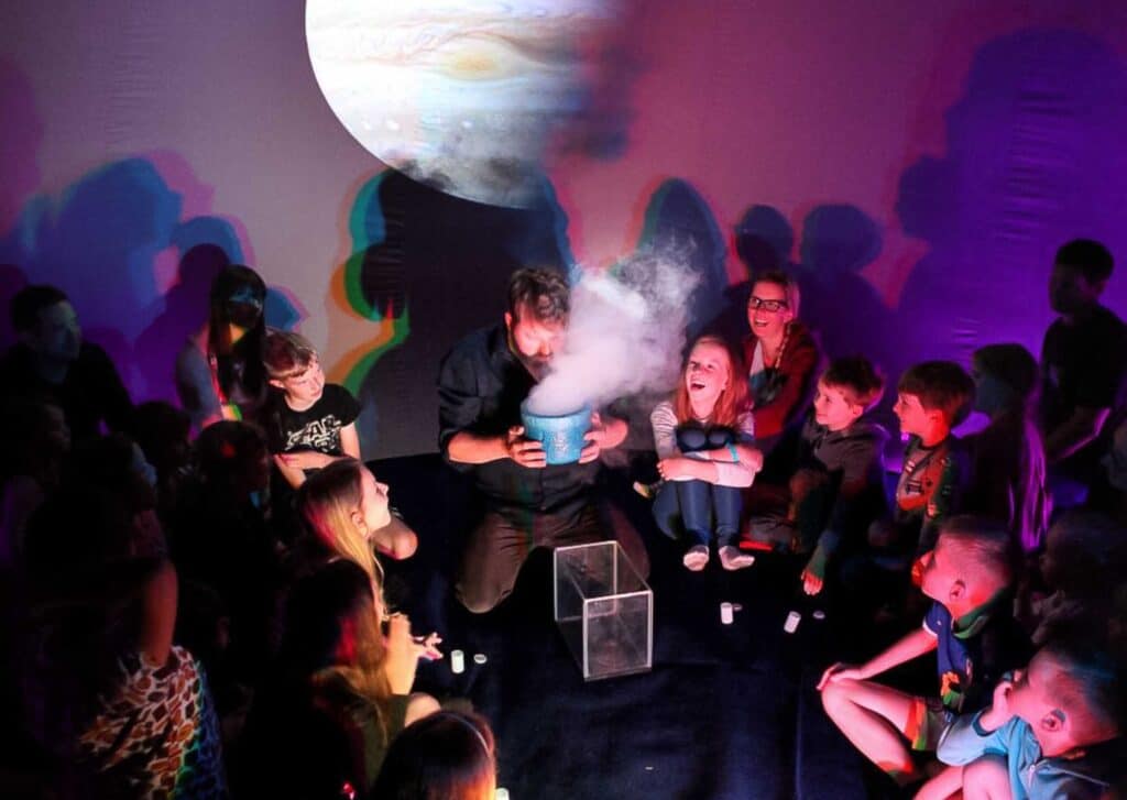 Explorer Dome's Light Show Workshop | The School Trip